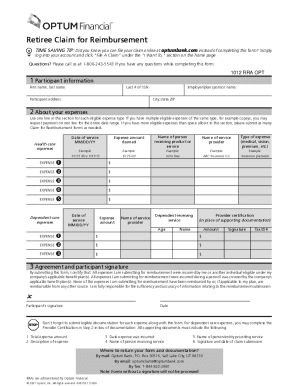 Fillable Online FSA - How to file a claim - Optum Bank Fax Email Print ...