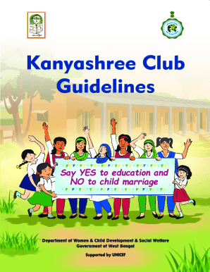 Fillable Online wbkanyashree gov Kanyashree club guideline book (21-11 ...