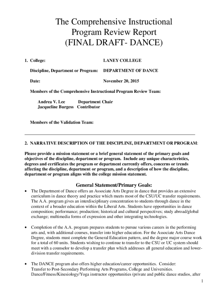 Fillable Online The Effect of Comprehensive Instructional Program on ...