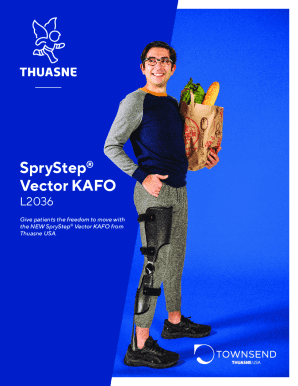 Fillable Online SpryStep Vector KAFO Thuasne USA Fax Email Print ...