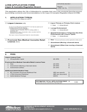 Fillable Online liquor primary licence application form Fax Email Print ...