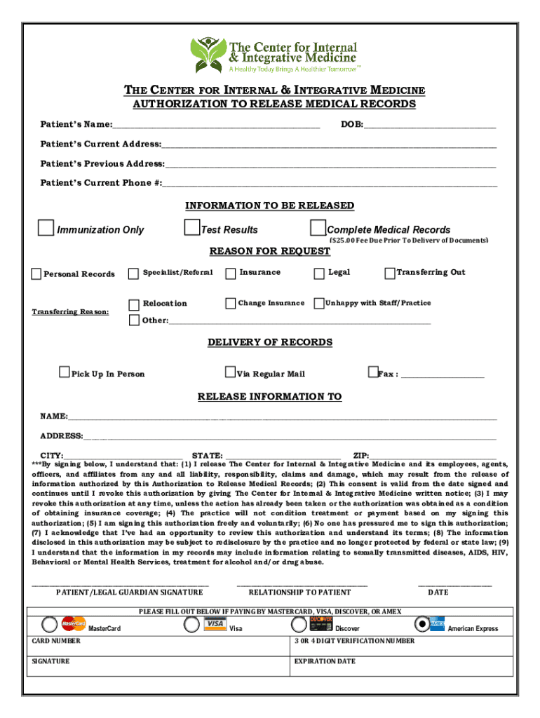 Fillable Online The Center For Primary Care and Internal Medicine - Wix.com Fax Email Print ...