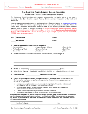 Fillable Online SGAPOA ACC Approval Request Form Fax Email Print ...