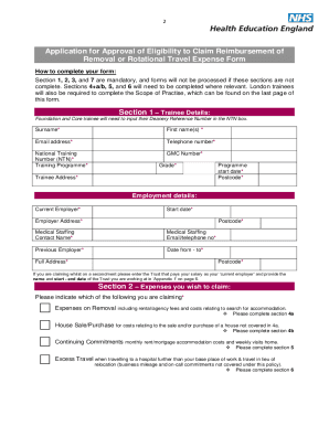 Fillable Online heeoe hee nhs What is Elective Procedure Travel? How to ...