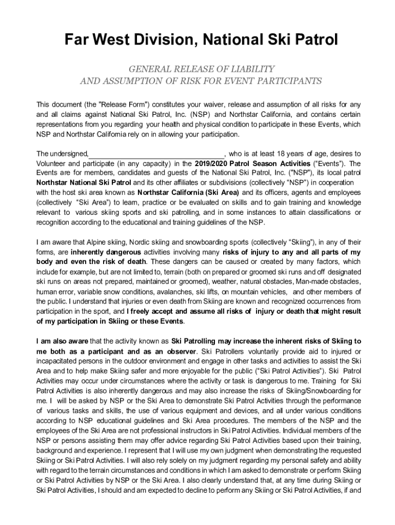 Fillable Online Get NSP Release FormDOC - Farwest - US Legal Forms Fax ...