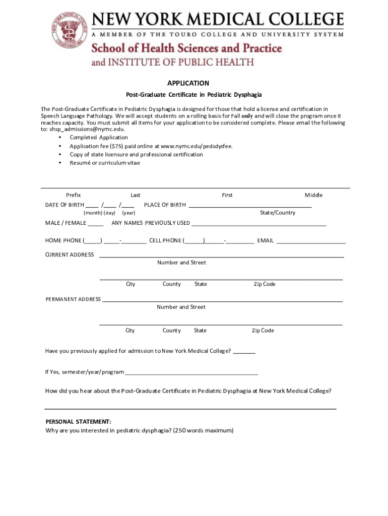 Fillable Online Feed the Peds: The Foundations of Pediatric Feeding and ...