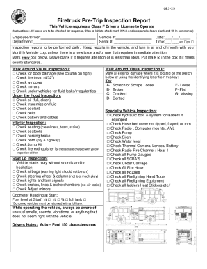 Fillable Online Pre-Trip Vehicle Inspection - Nebraska DMV Fax Email ...
