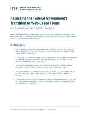 Fillable Online Assessing the Federal Government's Transition to Web-Based Forms Fax Email Print ...