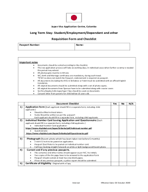 Fillable Online Student/Employment/Dependent and other Requisition Form ...