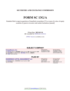 Fillable Online CompoSecure, Inc. Form SC 13G/A Filed 2023-02-10 ...
