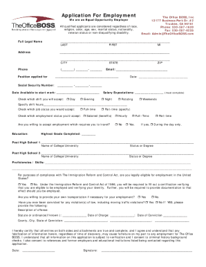 Fillable Online Police Department Application for Employment - Rathdrum ...