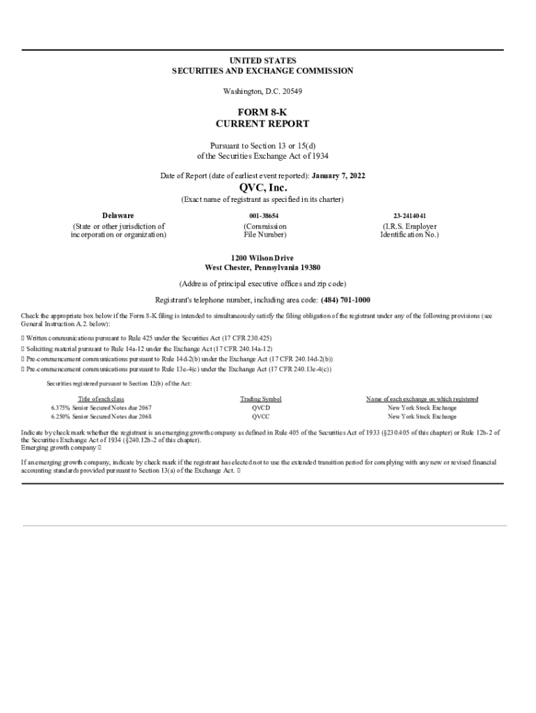 Fillable Online QVC, Inc Fax Email Print - pdfFiller