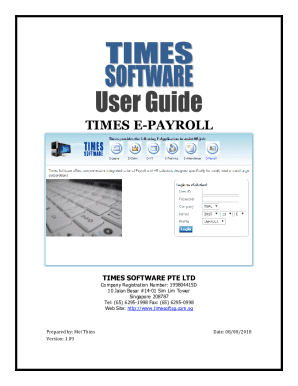 Fillable Online TIMES SOFTWARE PTE LTD - Profile, contacts and insights ...