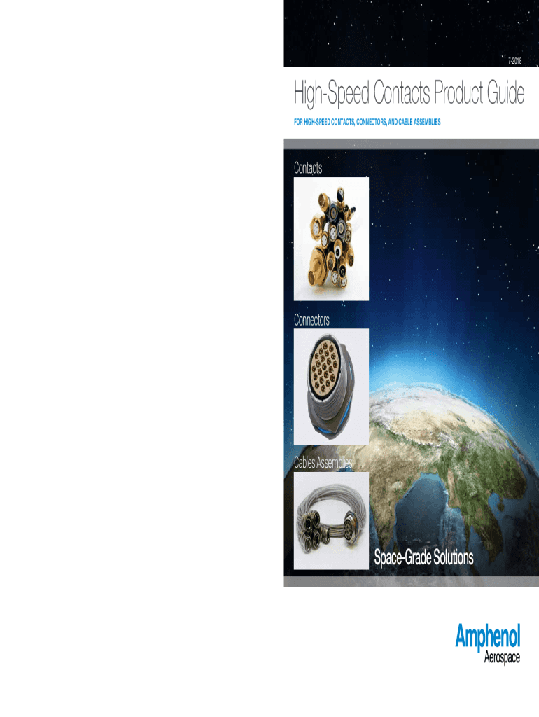 Fillable Online High-Speed Contacts Product Guide Fax Email Print - pdfFiller