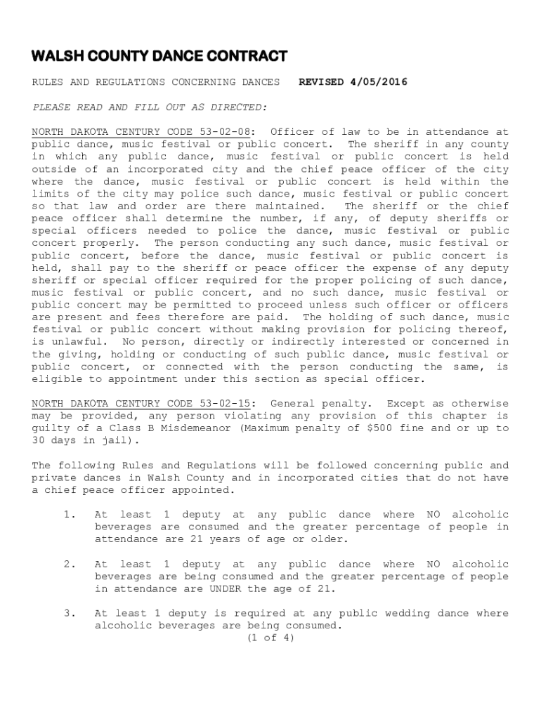 Fillable Online Fairview Junior High Dance Club Dancer Contract - Alvin ...