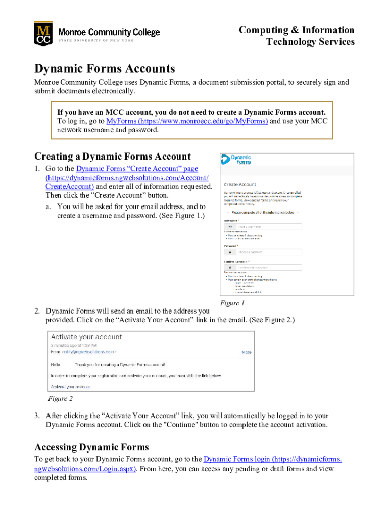 Fillable Online Dynamic Forms Accounts Fax Email Print - pdfFiller