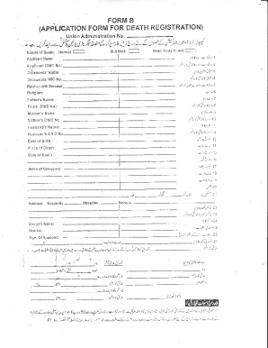 Fillable Online Death Certificate Form Pdf - Fill Online, Printable ...