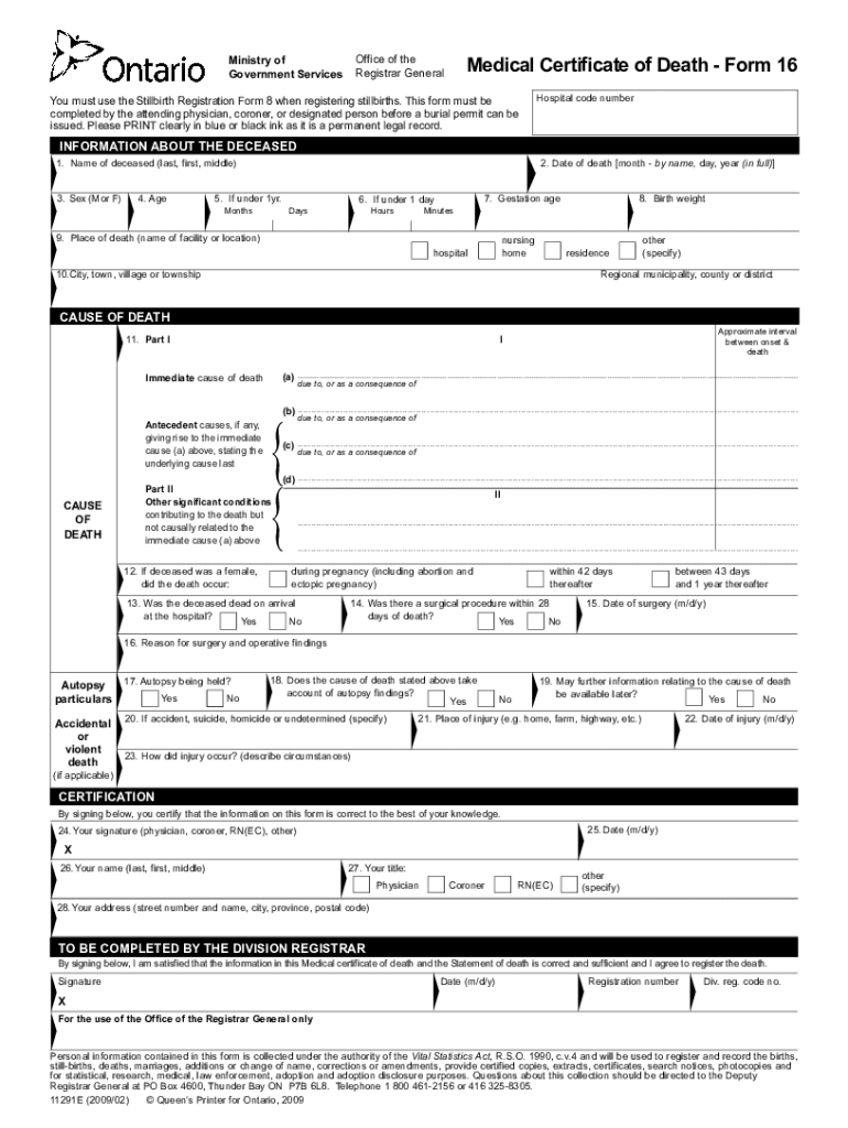 Fillable Online Birth Certificates Order a Commemorative Stillbirth ...