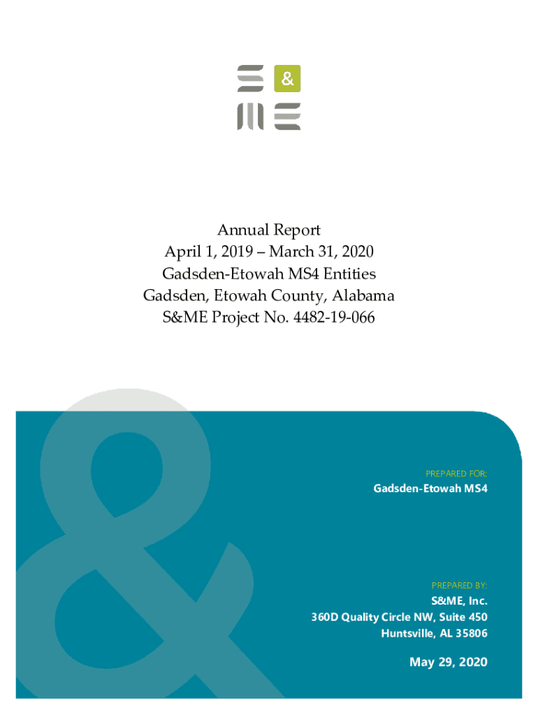 Fillable Online City of Anniston NPDES phase II MS4 Annual Report Fax ...