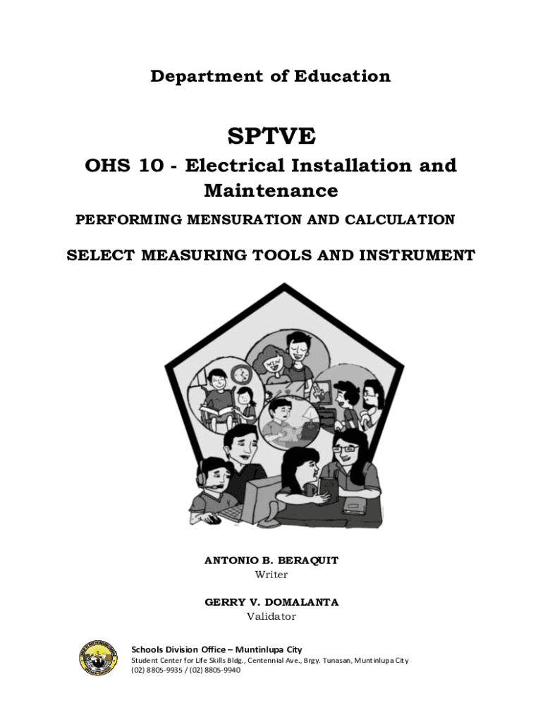 Fillable Online OHS 10 - Electrical Installation and Maintenance Fax ...