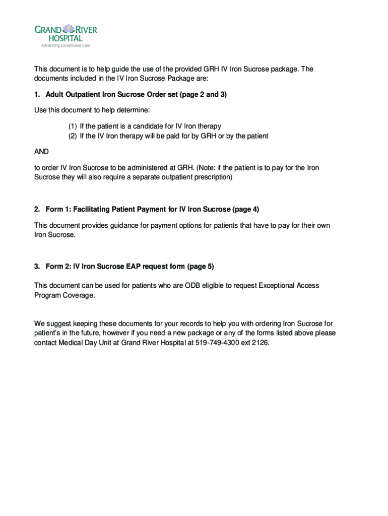 Fillable Online Efficacy and safety of intravenous iron sucrose in ...