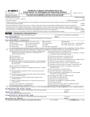 Fillable Online How to Fill Out & File Form W-8BEN-E Fax Email Print - pdfFiller