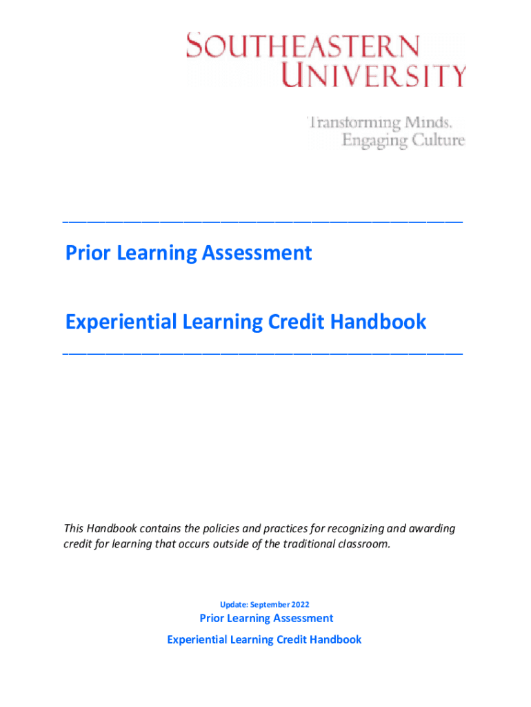 Fillable Online PRIOR LEARNING ASSESSMENT ... - Athens State University ...