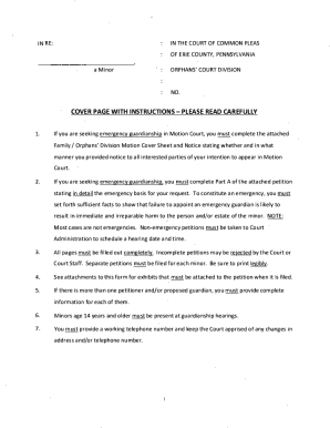 Fillable Online L1.8. Motion Procedure. Cover Sheet. Fax Email Print ...