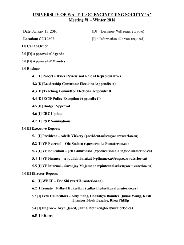 Fillable Online Who Are We? - Waterloo Engineering Society Fax Email ...