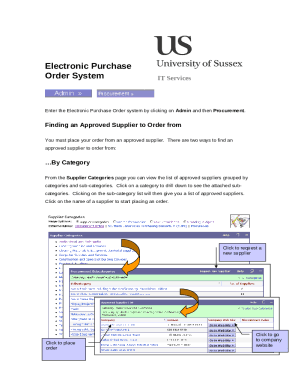Impact of an Electronic PO System in Purchase Order ... Doc Template ...