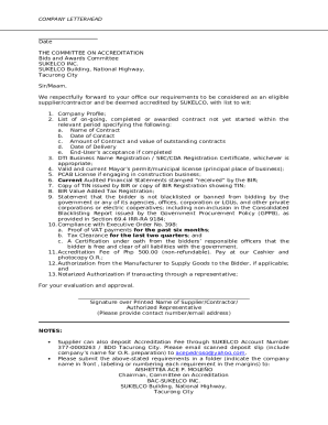 Bids and Awards Committee - SUKELCO Doc Template | pdfFiller