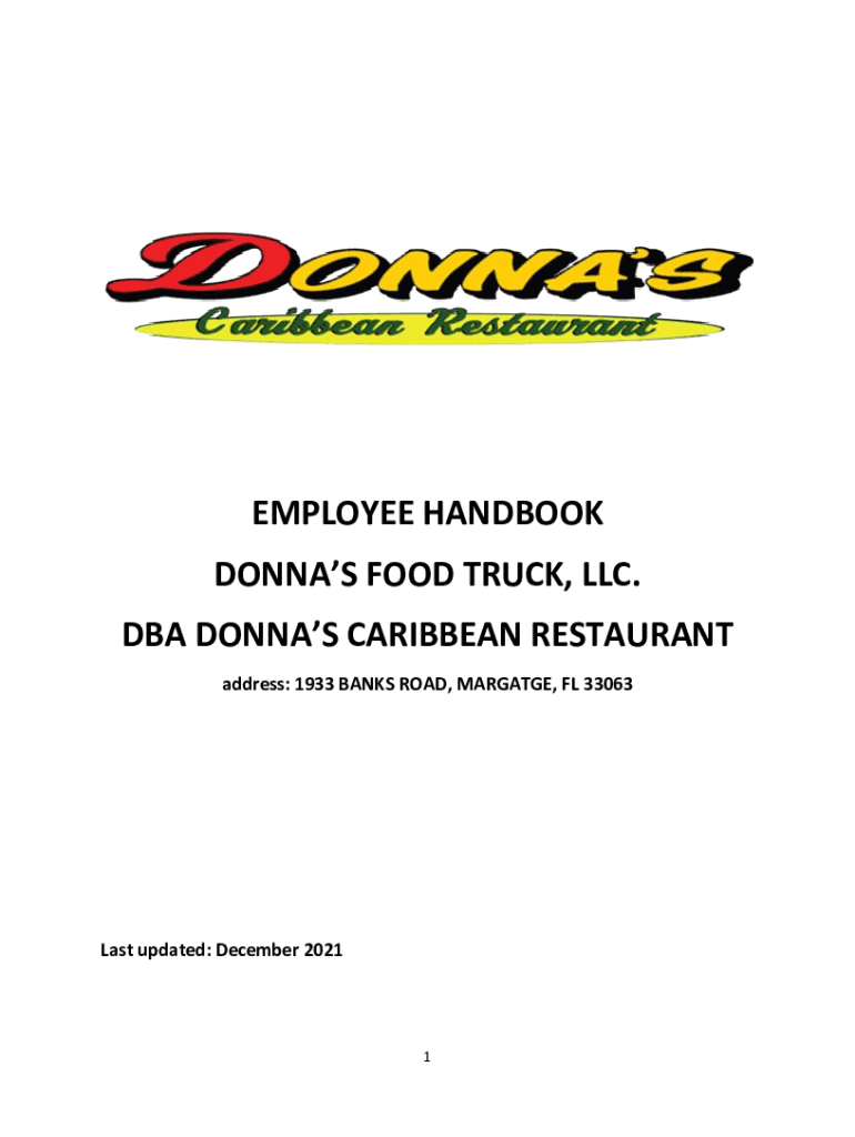 Fillable Online Donna's Caribbean Restaurant Delivery MenuOrder Online ...