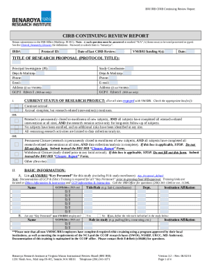 VIRGINIA MASON RESEARCH CENTER Doc Template | pdfFiller