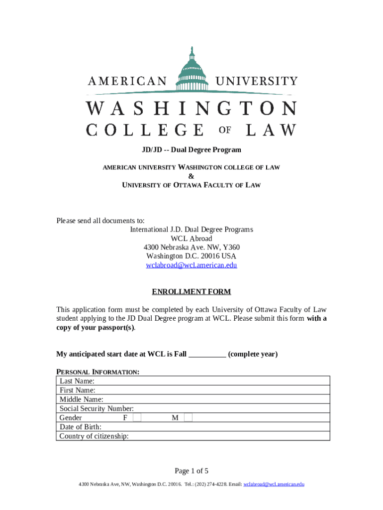 enrollment - University of Ottawa Doc Template | pdfFiller