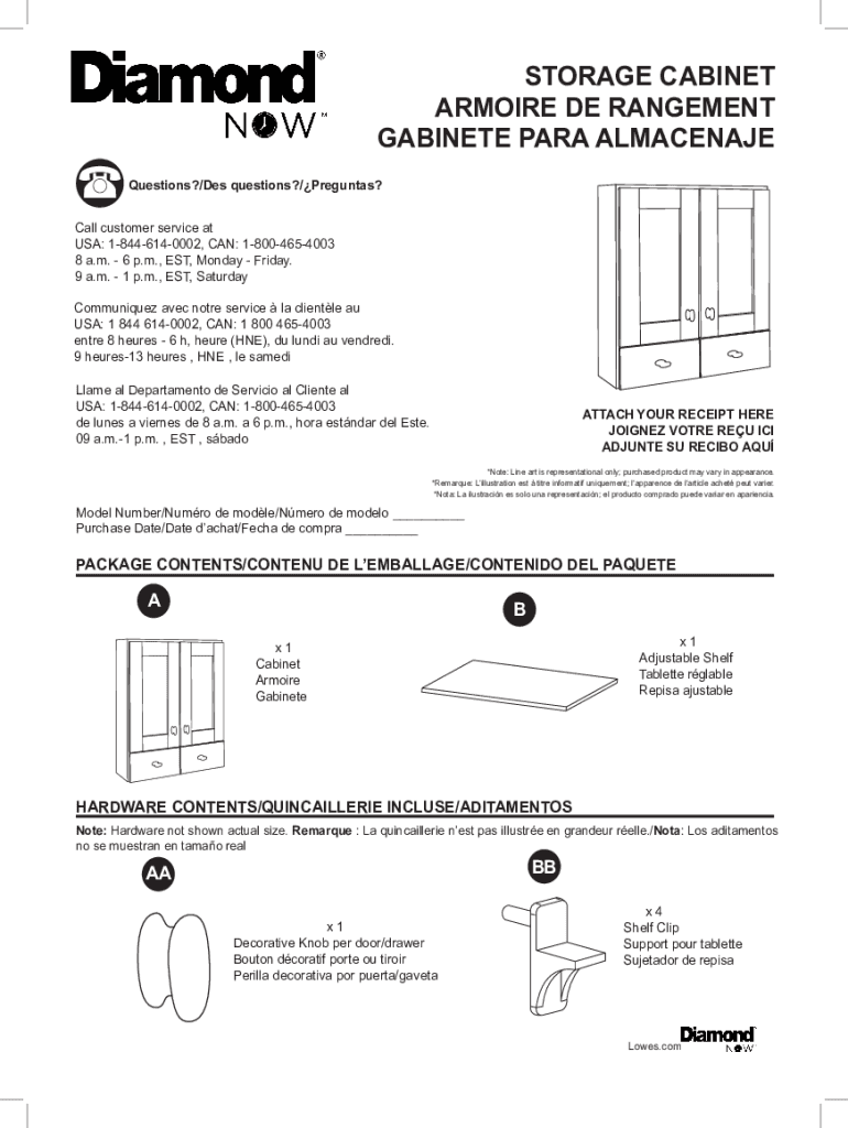 Fillable Online Gladiator Armoire de garage roulante en acier de 66 po H ... Fax Email Print ...