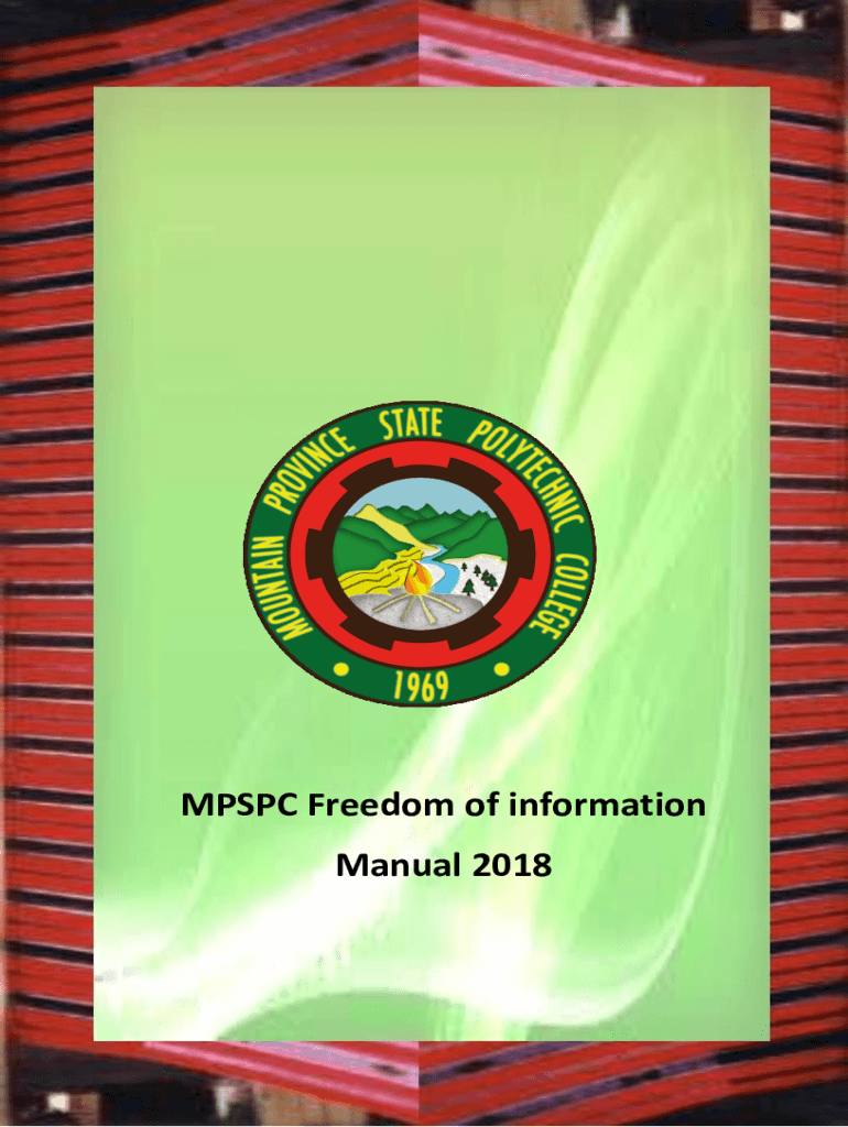 Fillable Online The Office... - Mountain Province State Polytechnic ...