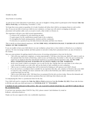 Letter To High School Senior From Parent Doc Template | pdfFiller