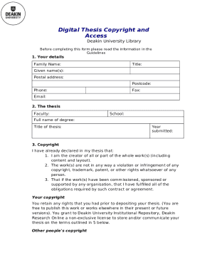 Digital Thesis Copyright and Access - Deakin University Doc Template ...