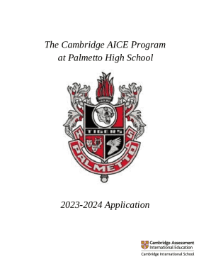 AICE Program - Do I Qualify/How to apply Doc Template | pdfFiller