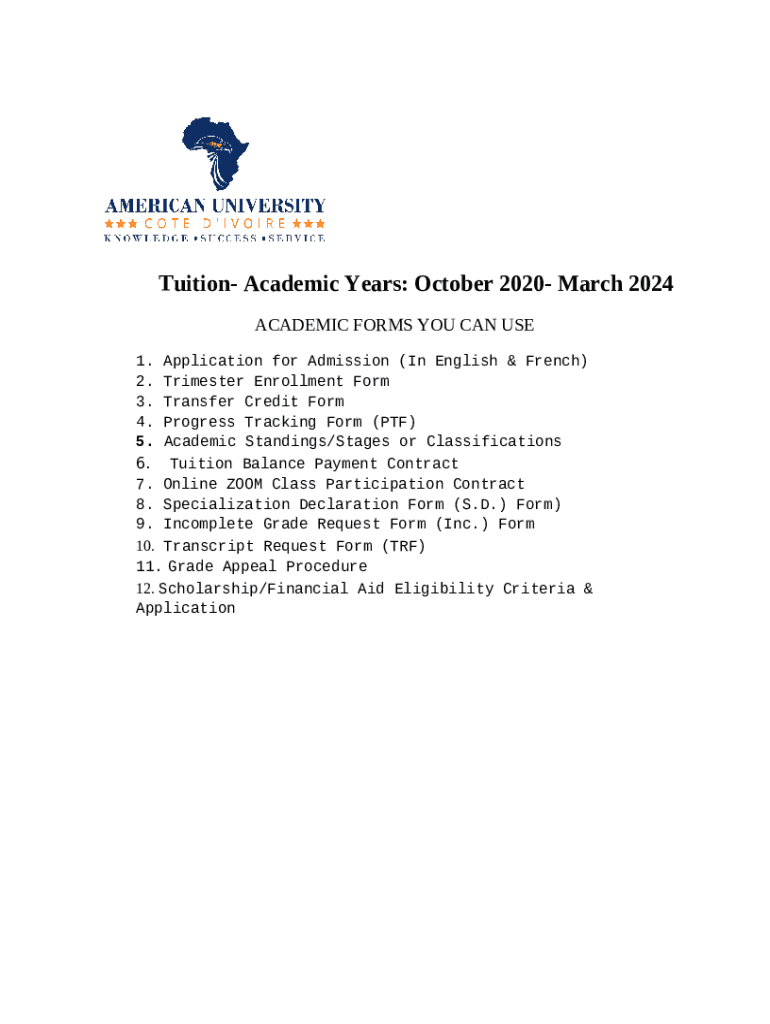 Admission procedure, application s, deadlines for ... - STU Doc ...