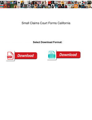Fillable Online Small Claims Court Forms California. Small Claims Court ...