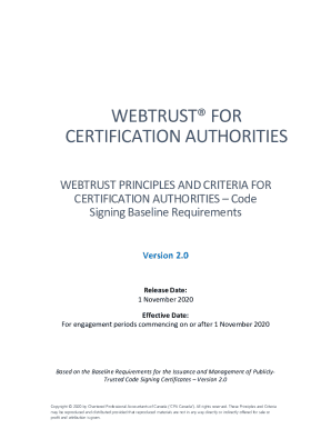 Fillable Online Certificate Policy/ Certification Practice Statement - QuoVadis Fax Email Print ...