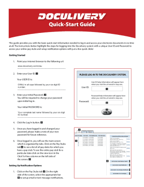 Fillable Online How to Make a Quick-Reference Guide (Free Template) Fax ...