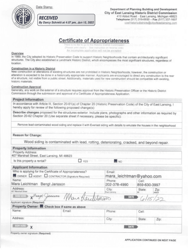 Fillable Online Award & Certificates - Windows and siding installation ...