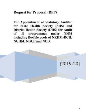 Fillable Online Request for Proposal (RFP) 2021-22 Fax Email Print ...
