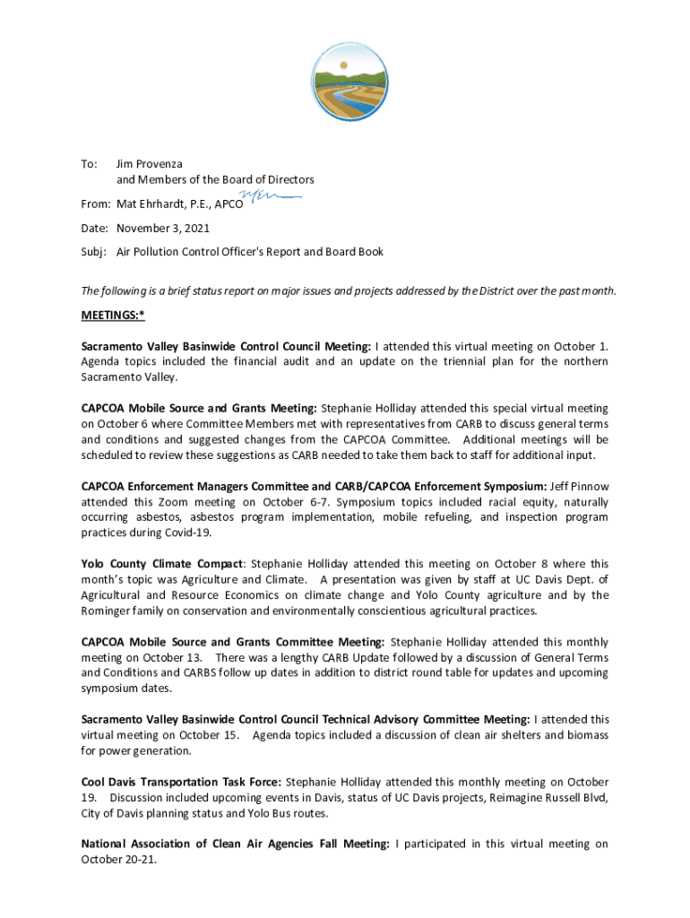 Fillable Online agenda yolo-solano air quality management district board of ... Fax Email Print ...