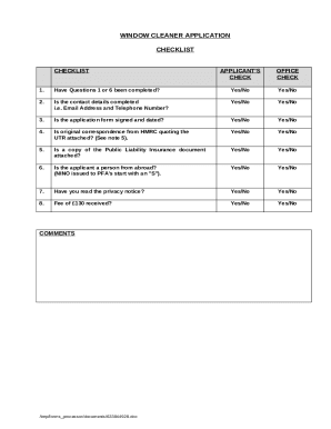 Janitorial Services Supplemental Application Doc Template | pdfFiller