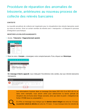 Remplissable En Ligne GUIDE DE PROCEDURES DES SERVICES DU TRESOR ... Fax Email Imprimer - pdfFiller
