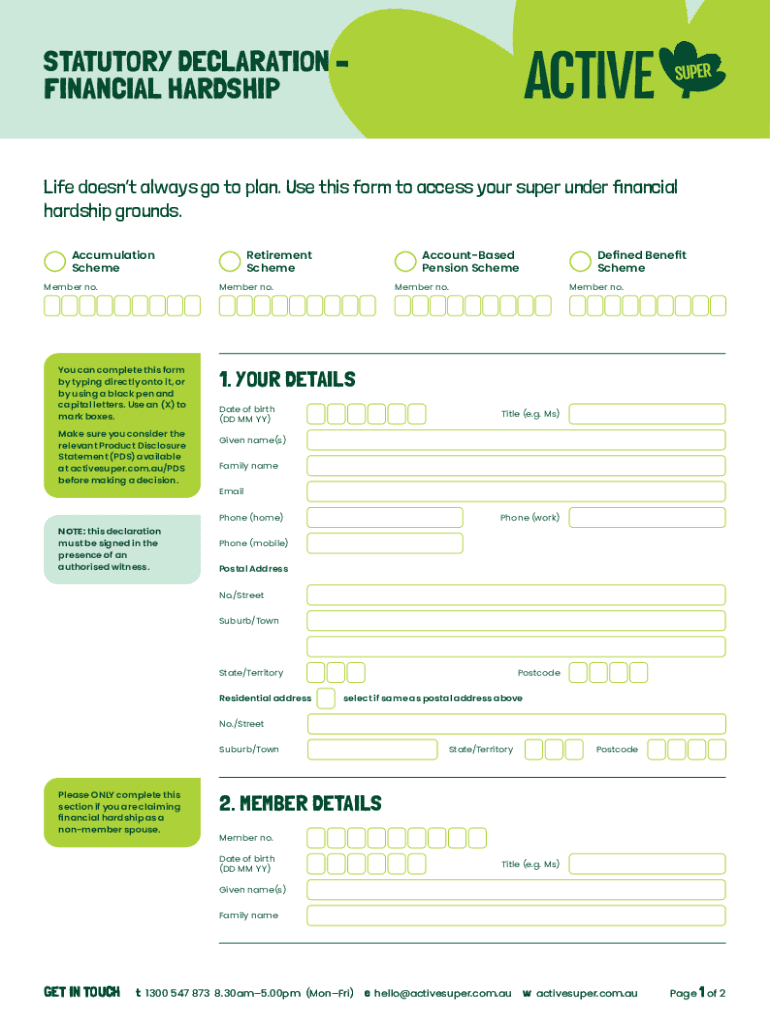 Fillable Online Early release of superannuation - Services Australia Fax Email Print - pdfFiller