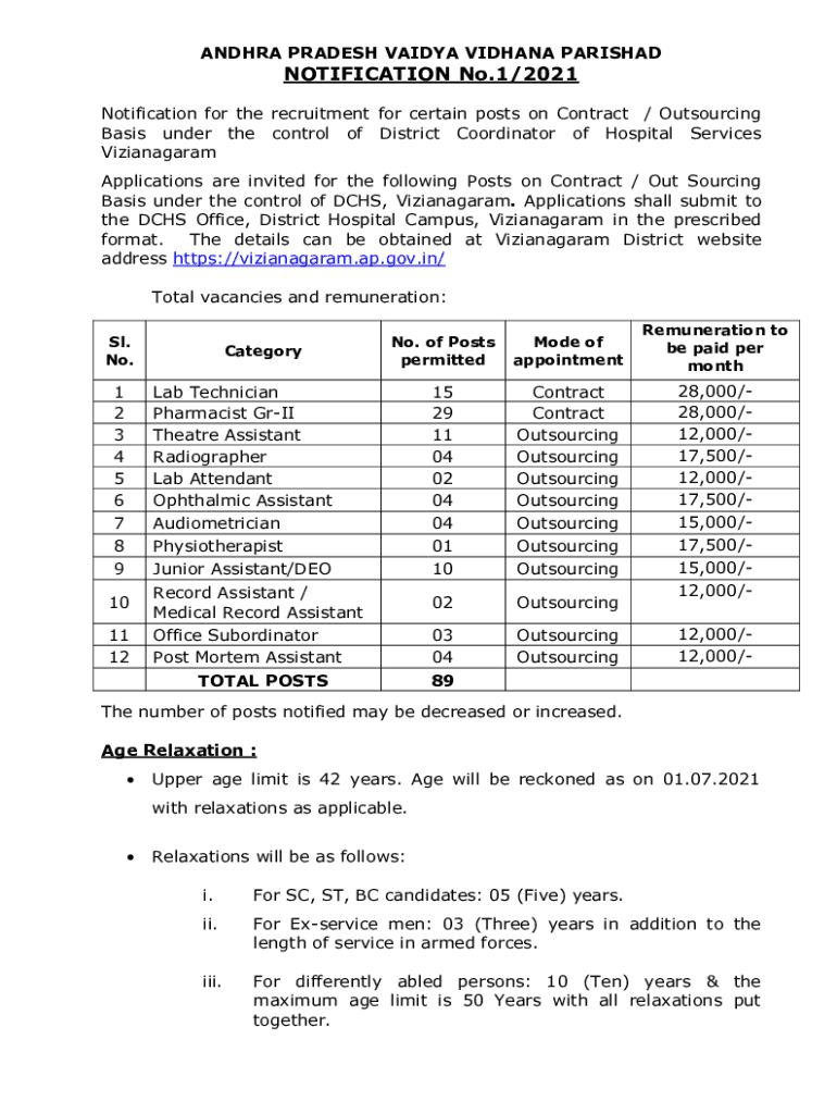 Fillable Online APVVP-Vizianagaram-Notification-Application-Form.pdf ...